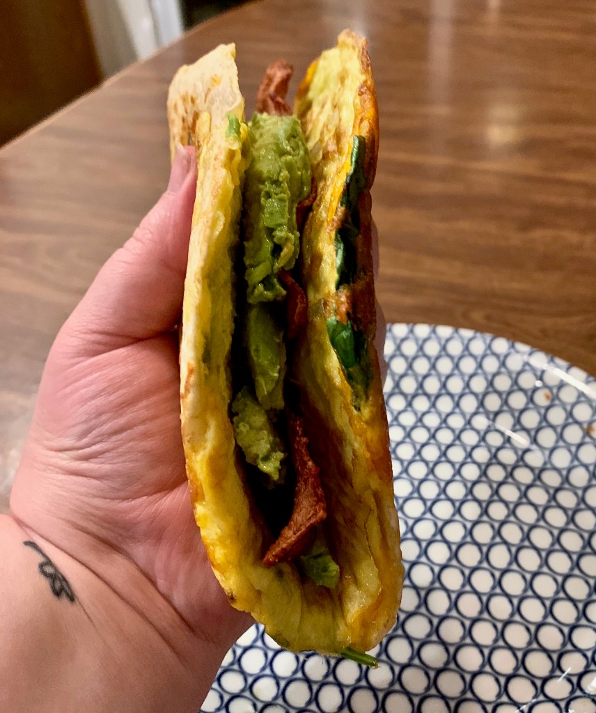 Omelette Taco! An easy 10 minute Super Meal – Building a Better Lydia